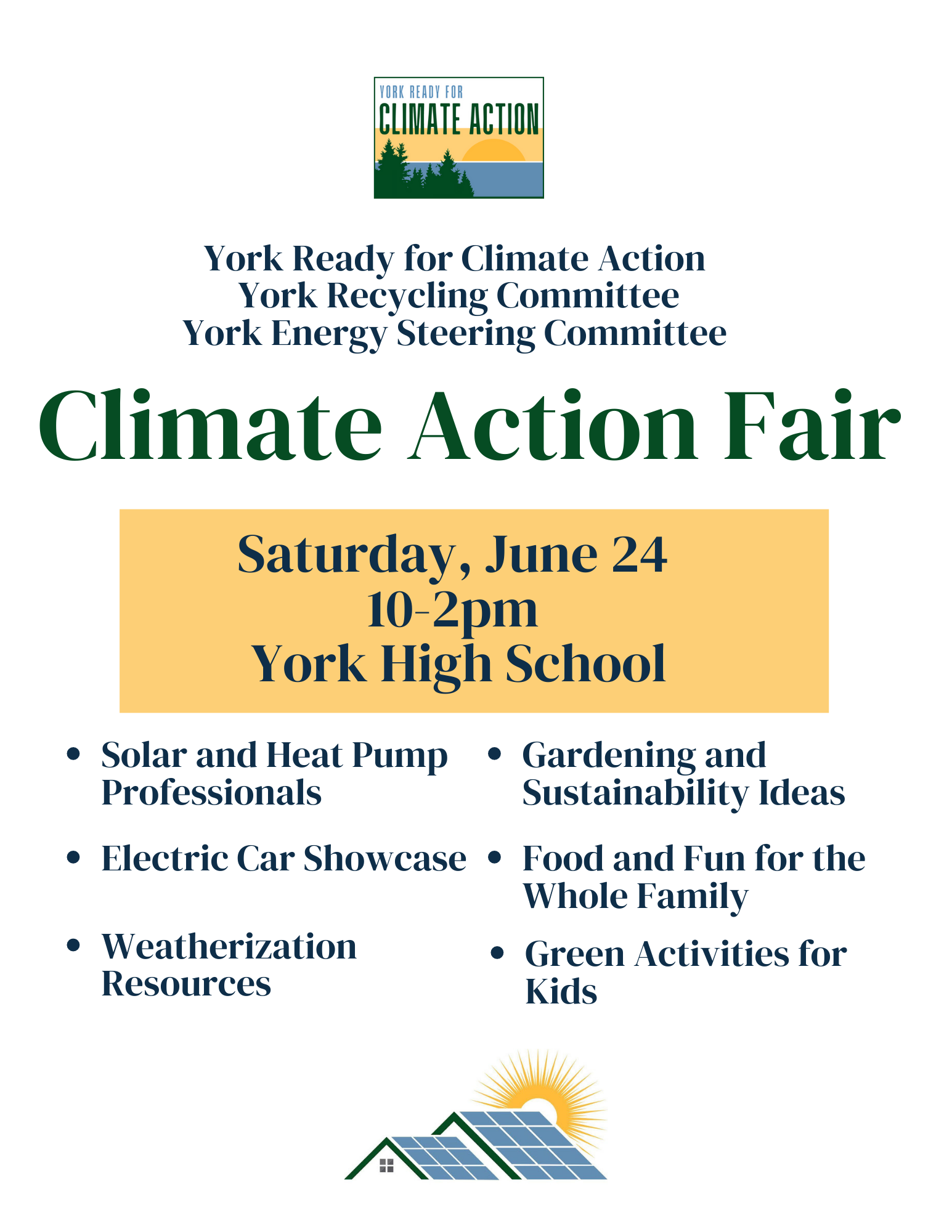 Climate Action Fair Coming Soon! - York Ready For Climate Action